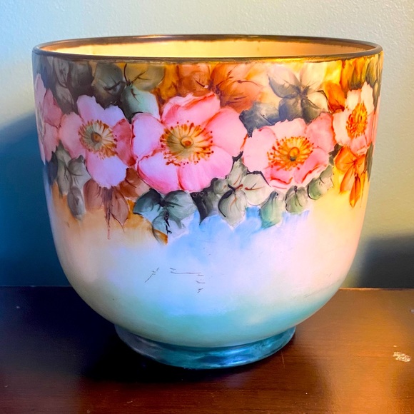 Limoges | Accents | Authentic Limoges Handpainted Bowl W Signature ...